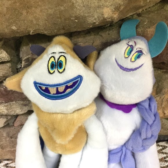 Warner Bros. | Toys | 2 Small Foot Yeti Fleem Meechee Plush Warner Bros ...